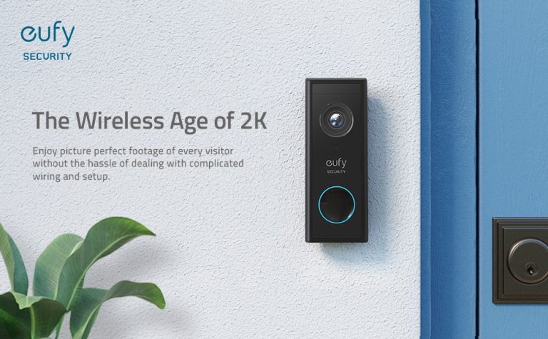 eufy Video Doorbell 2K, chuông cửa thông minh dùng Pin, kết nối Wifi ...
