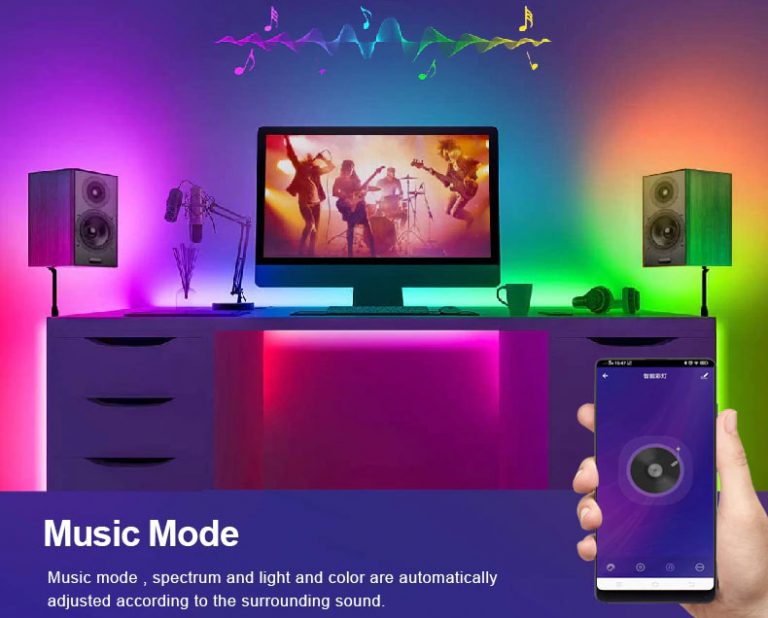 Đèn LED dây RGB Tuya, dài 5m, 16 triệu màu - Gu Công Nghệ