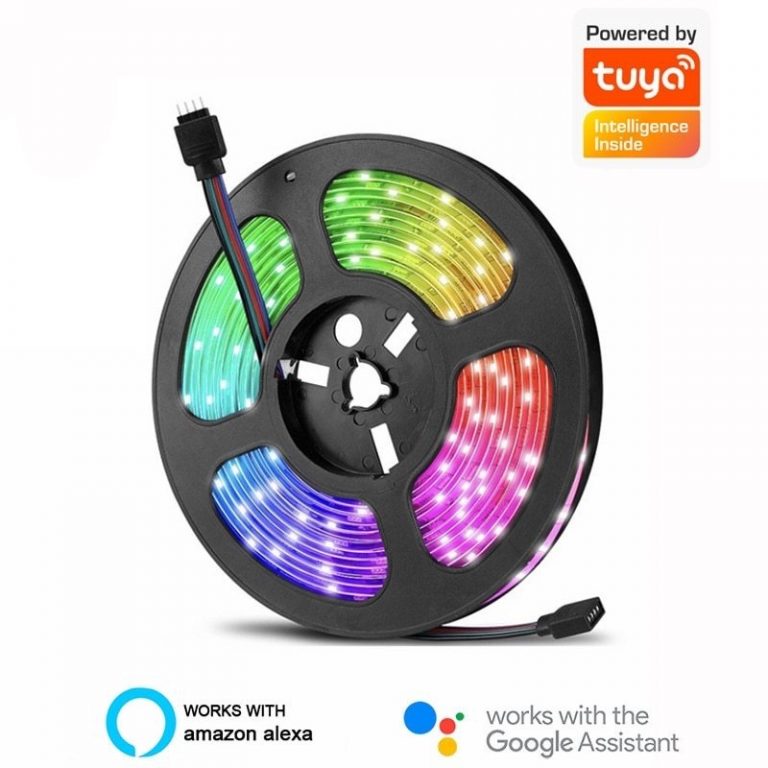 Đèn LED dây RGB Tuya, dài 5m, 16 triệu màu - Gu Công Nghệ