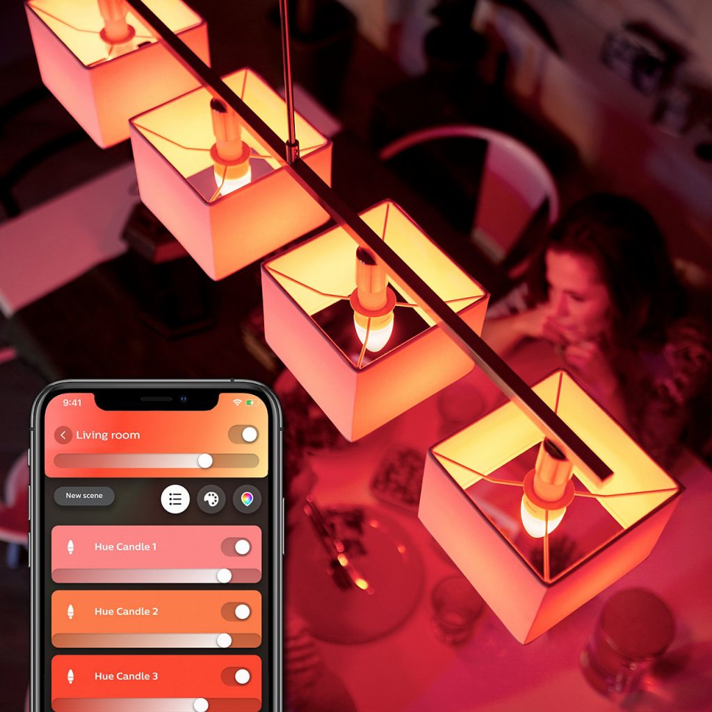 Philips Hue E14, đèn quả nhót 16 triệu màu - Gu Công Nghệ