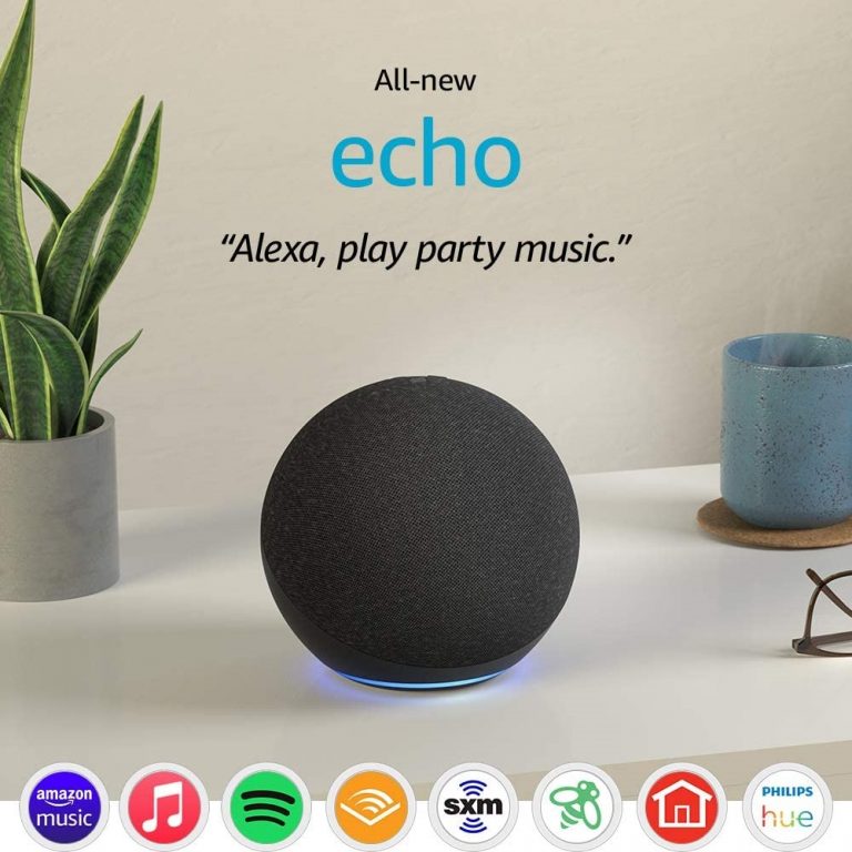Amazon Echo (gen 4), loa thông minh cao cấp mới nhất, tích hợp trung ...