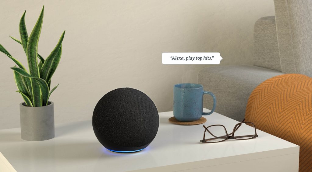 Amazon Echo (gen 4), loa thông minh cao cấp mới nhất, tích hợp trung ...