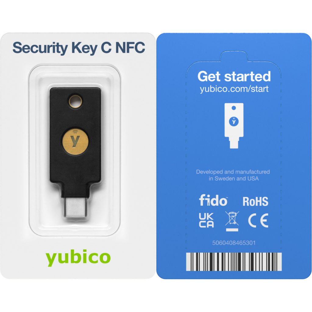 Khóa bảo mật Yubico Security Key C NFC - Gu Công Nghệ