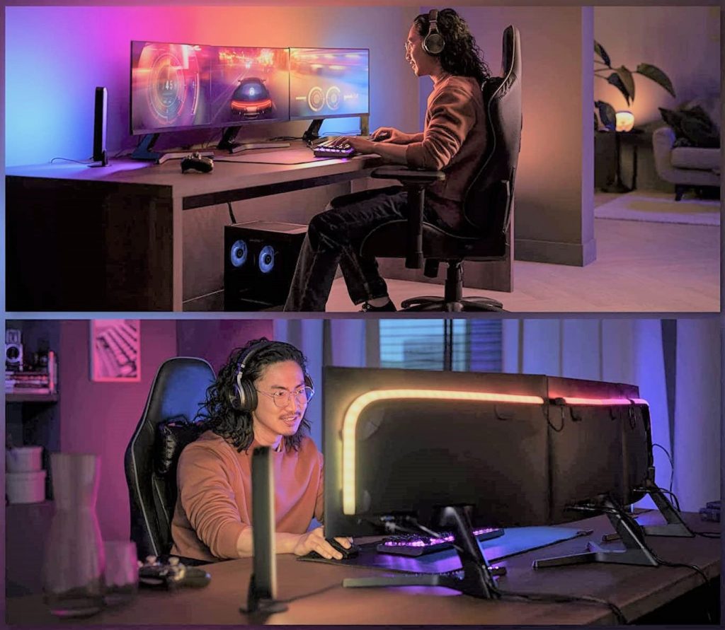 Đánh giá Philips Hue Play Gradient Lightstrip for PC - Gu Công Nghệ