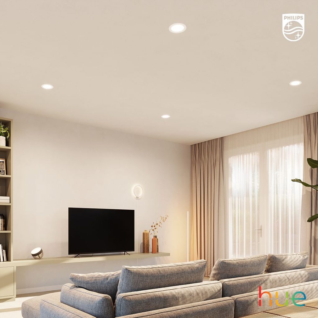 Đèn âm trần Philips Hue Slim Downlight 16 triệu màu - Gu Công Nghệ