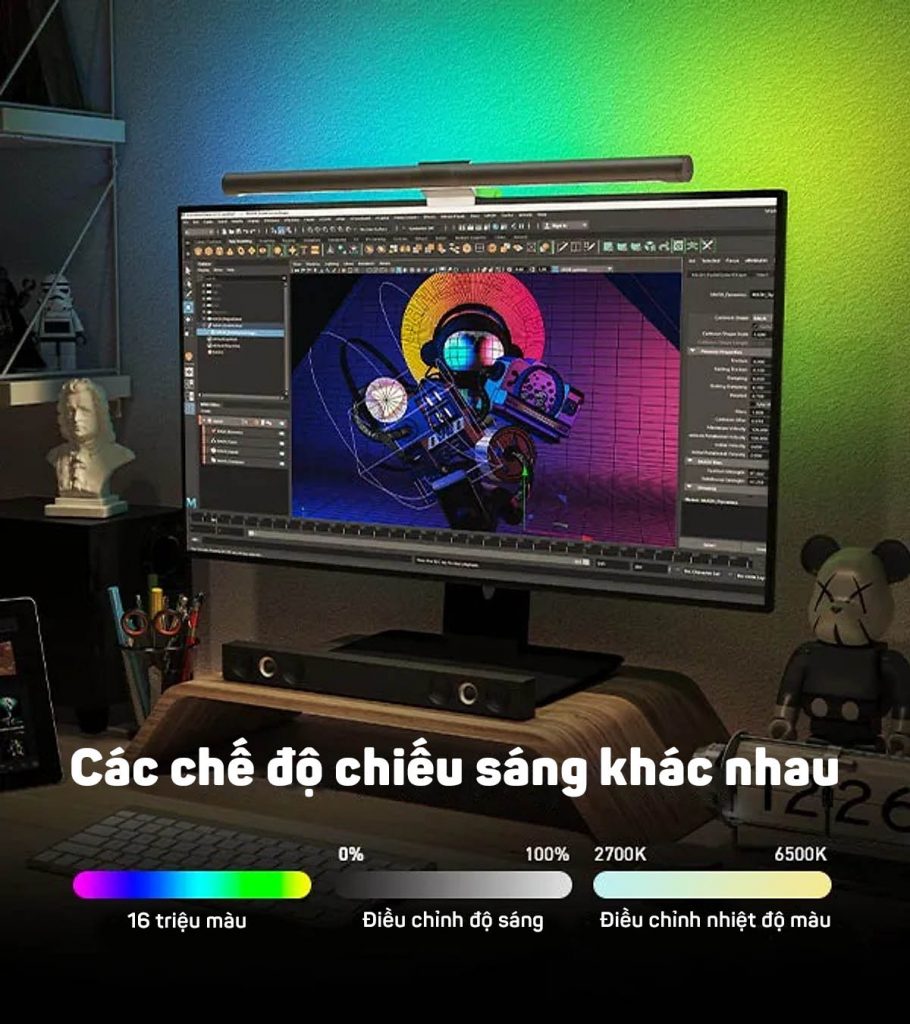 Đèn treo màn hình Yeelight Screen Light Bar Pro - Gu Công Nghệ