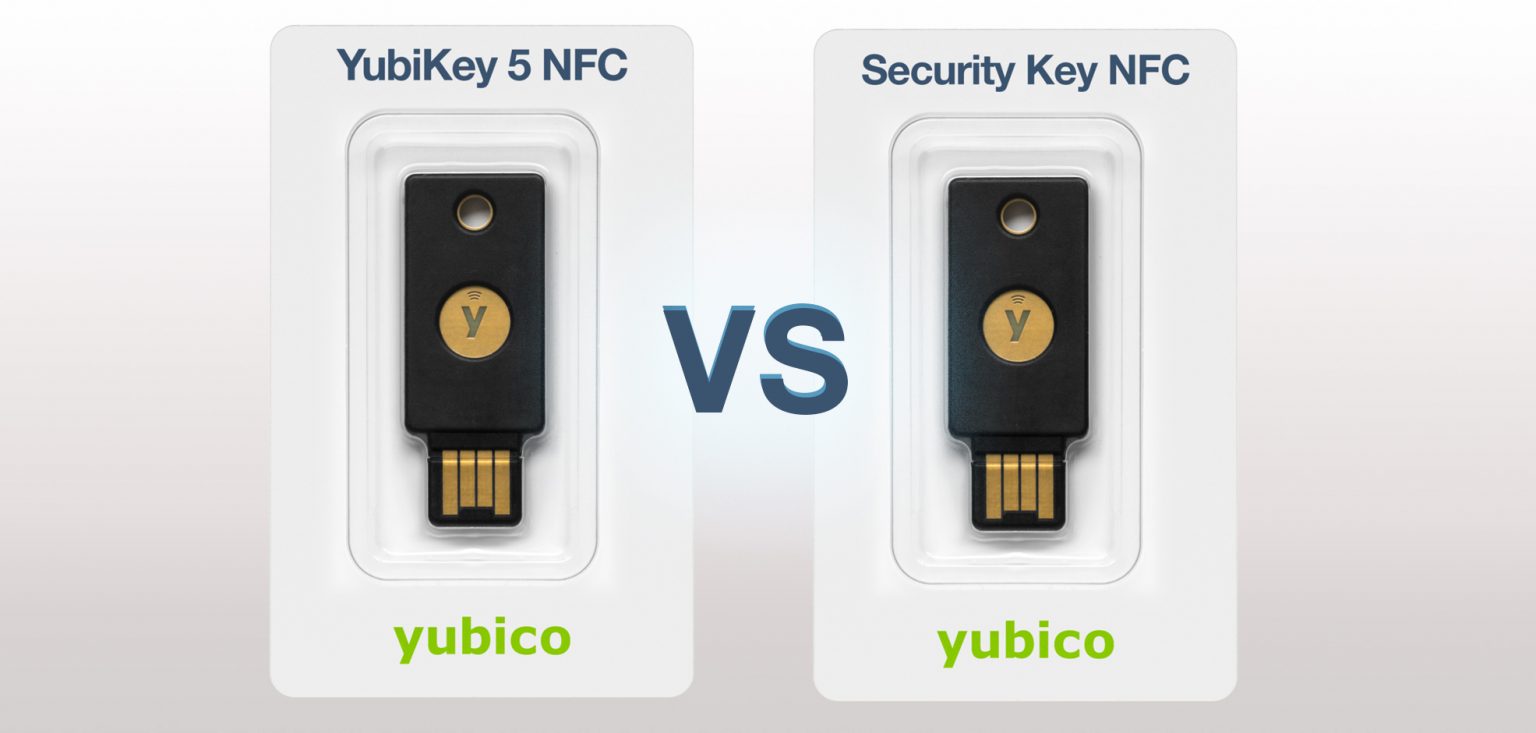 Phân biệt khóa bảo mật Yubikey 5 NFC và Security Key NFC - Gu Công Nghệ