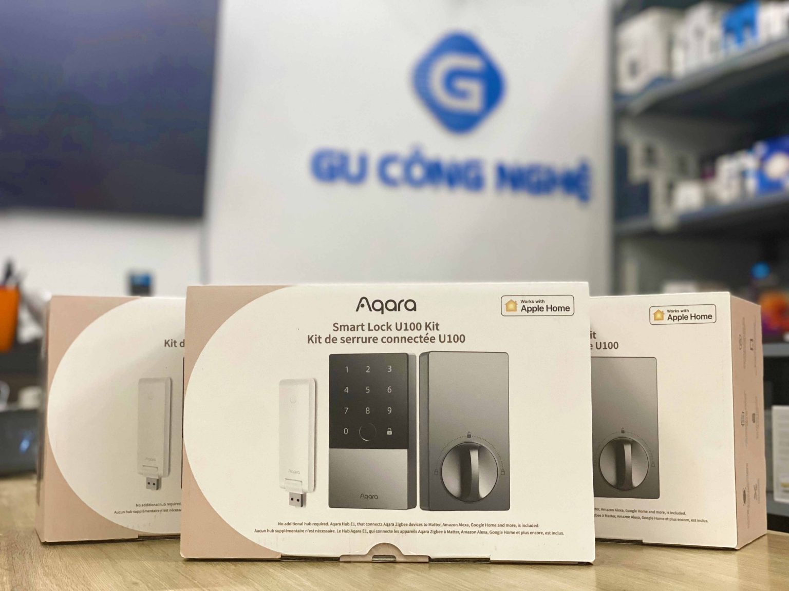 Khóa cửa vân tay Aqara U100 - Gu Công Nghệ