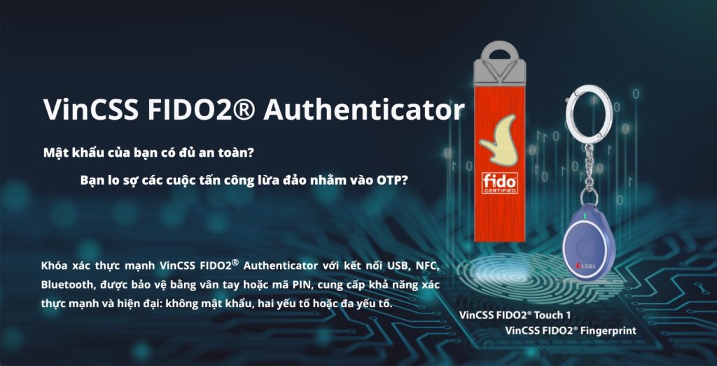 Khóa xác thực VinCSS FIDO2 Fingerprint - Gu Công Nghệ