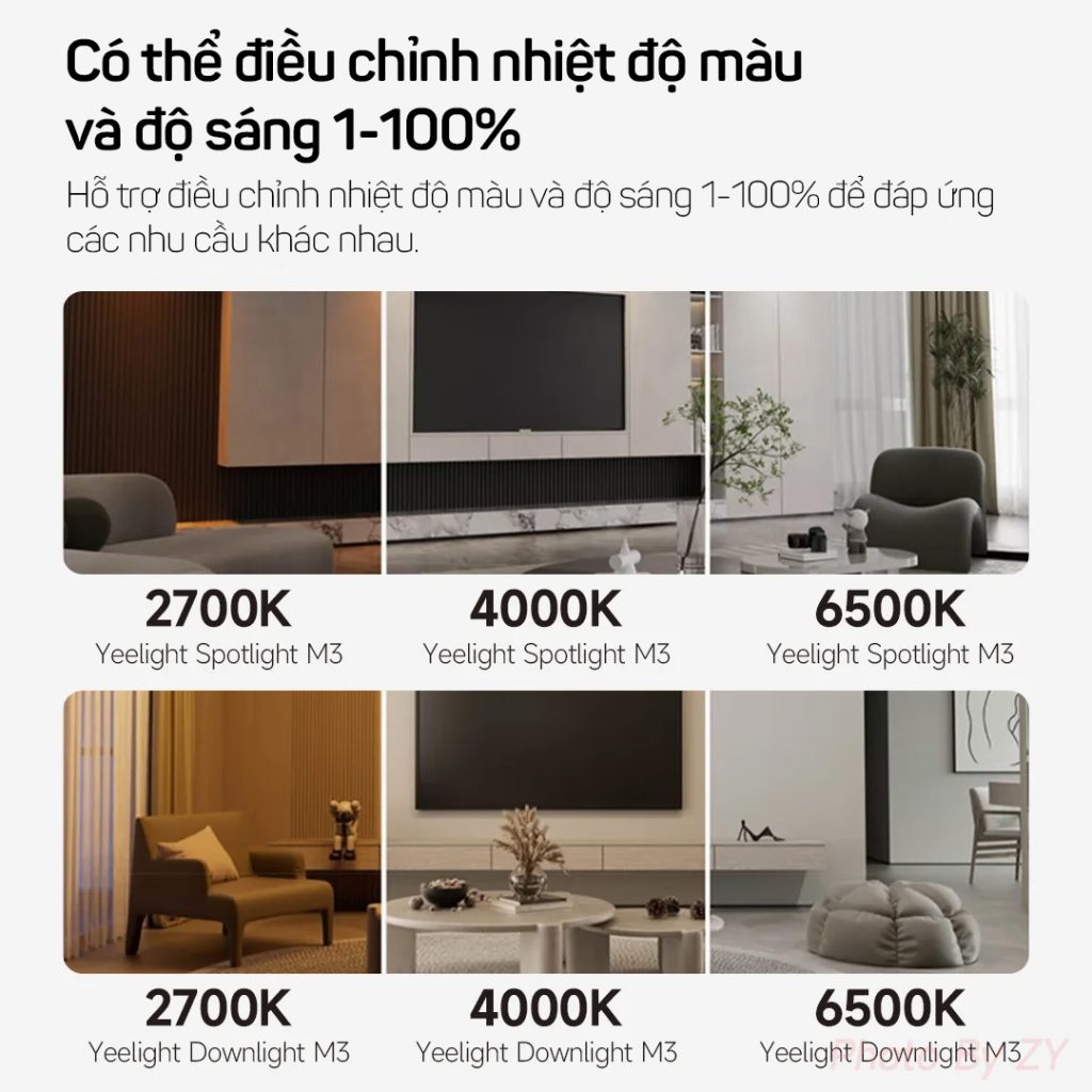 Đèn âm trần Yeelight Downlight M3 và Spotlight M3 - Gu Công Nghệ