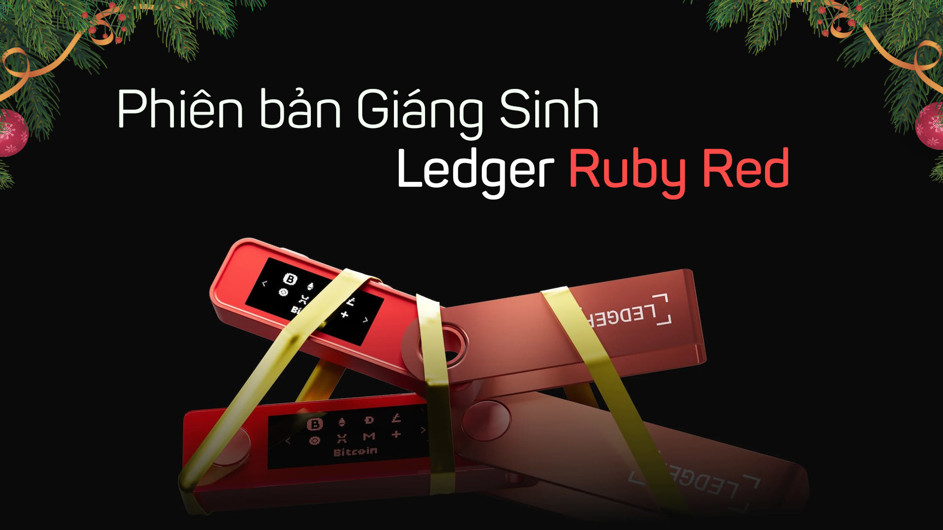 Ledger ra mắt ví Ruby Red đặc biệt cho mùa Giáng Sinh - Gu Công Nghệ