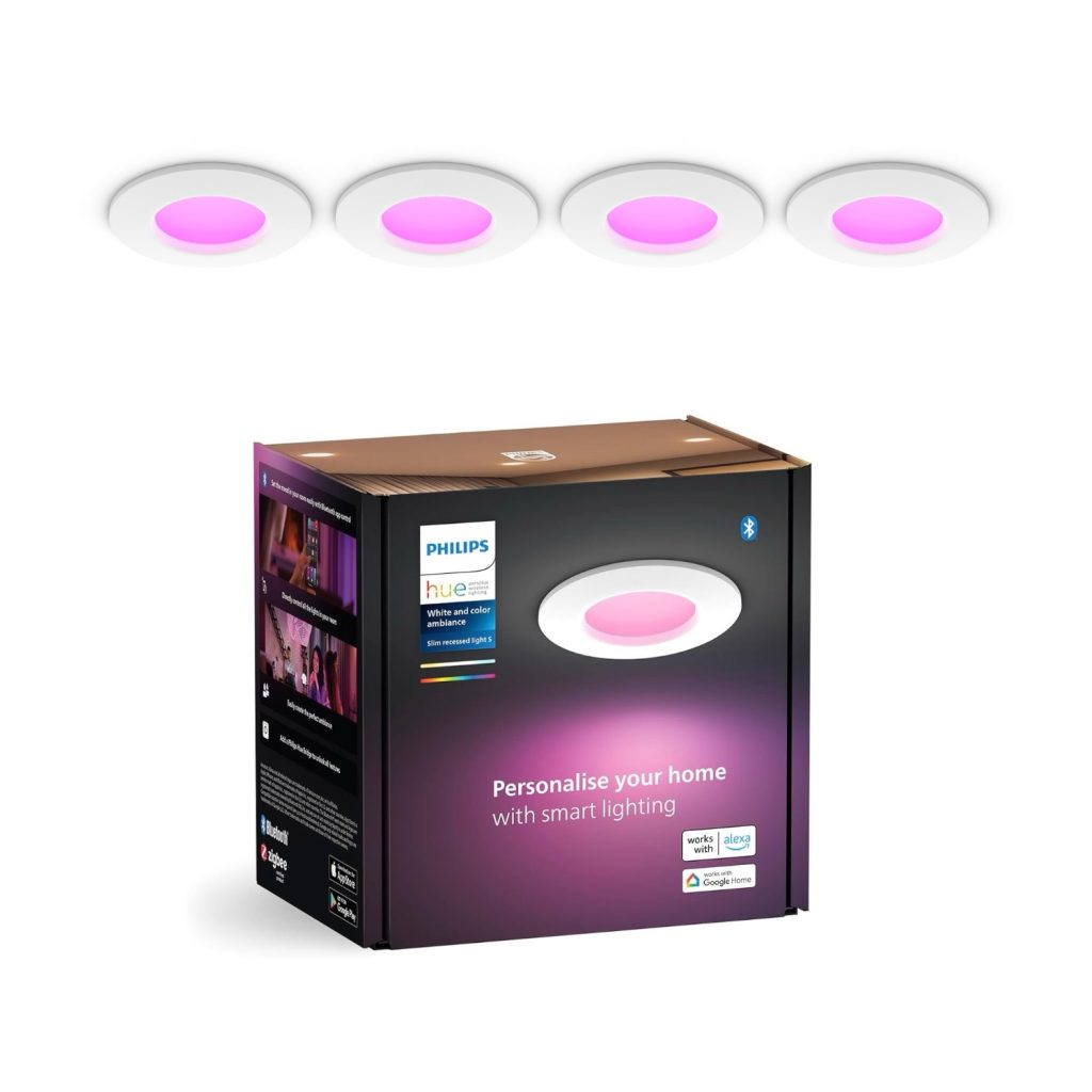 Combo Philips Hue Slim Downlight 4 Pack - Siêu tiết kiệm - Gu Công Nghệ