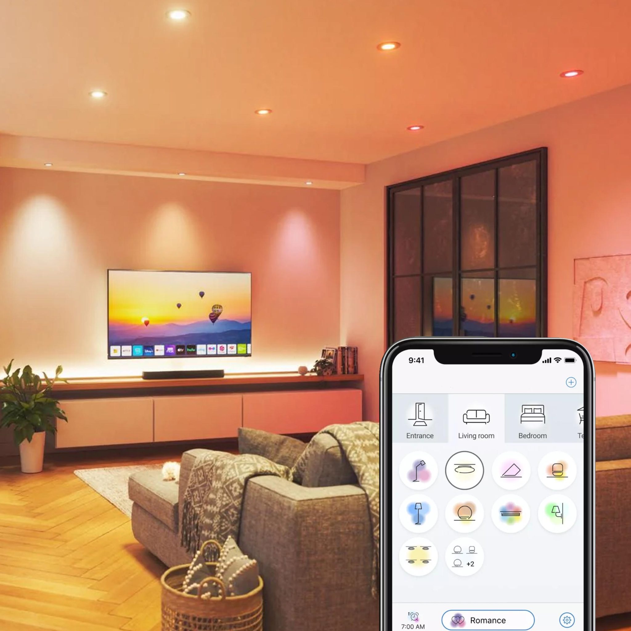 Combo 10 đèn Philips WiZ Downlight RGB, Siêu tiết kiệm - Gu Công Nghệ