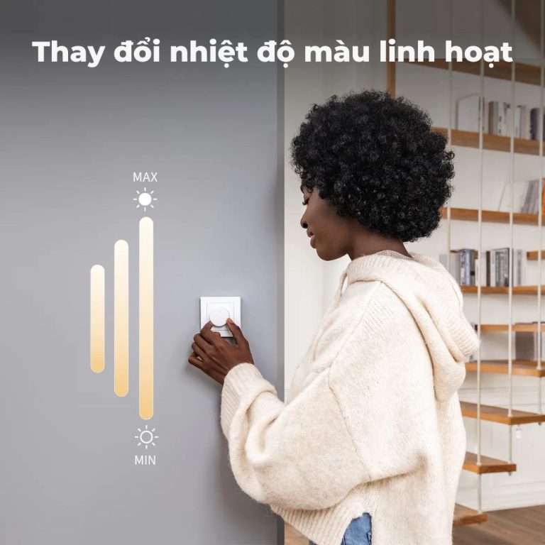 Công tắc dimmer Aqara H2 EU - Tích hợp núm xoay 360º - Gu Công Nghệ